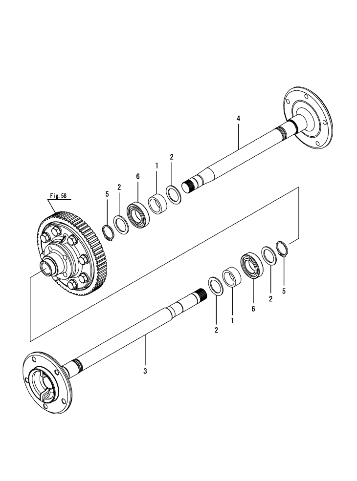 SC2450 REAR-AXLE-SHAFT — BRIM:PARTS_YANMAR
