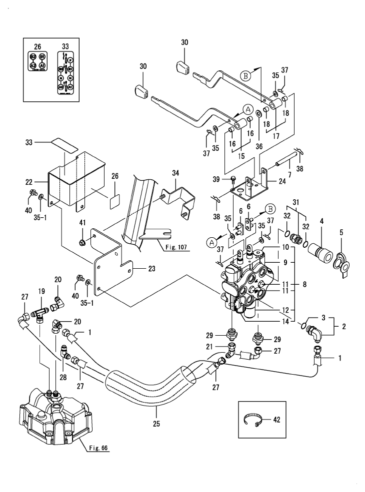 SA425 VALVE(REAR-REMOTE)(HEMA) — BRIM:PARTS_YANMAR