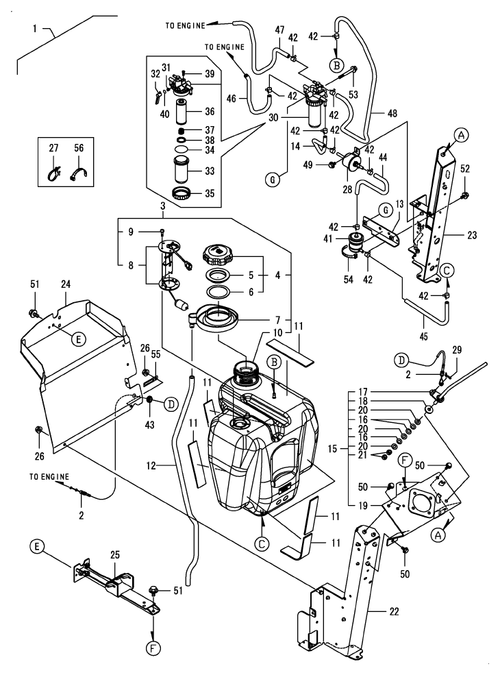 SA425 FUEL INLET FILTER — BRIM:PARTS_YANMAR