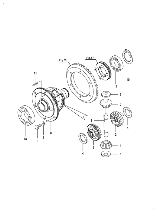 BRIM:Parts LX4900 DIFF PINION WASHER | Part# 192180-31850 — BRIM:PARTS_YANMAR