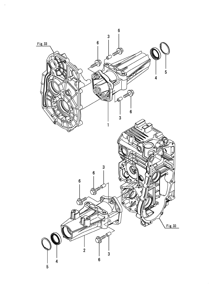 SC2450 REAR AXLE HOUSING — BRIM:PARTS_YANMAR